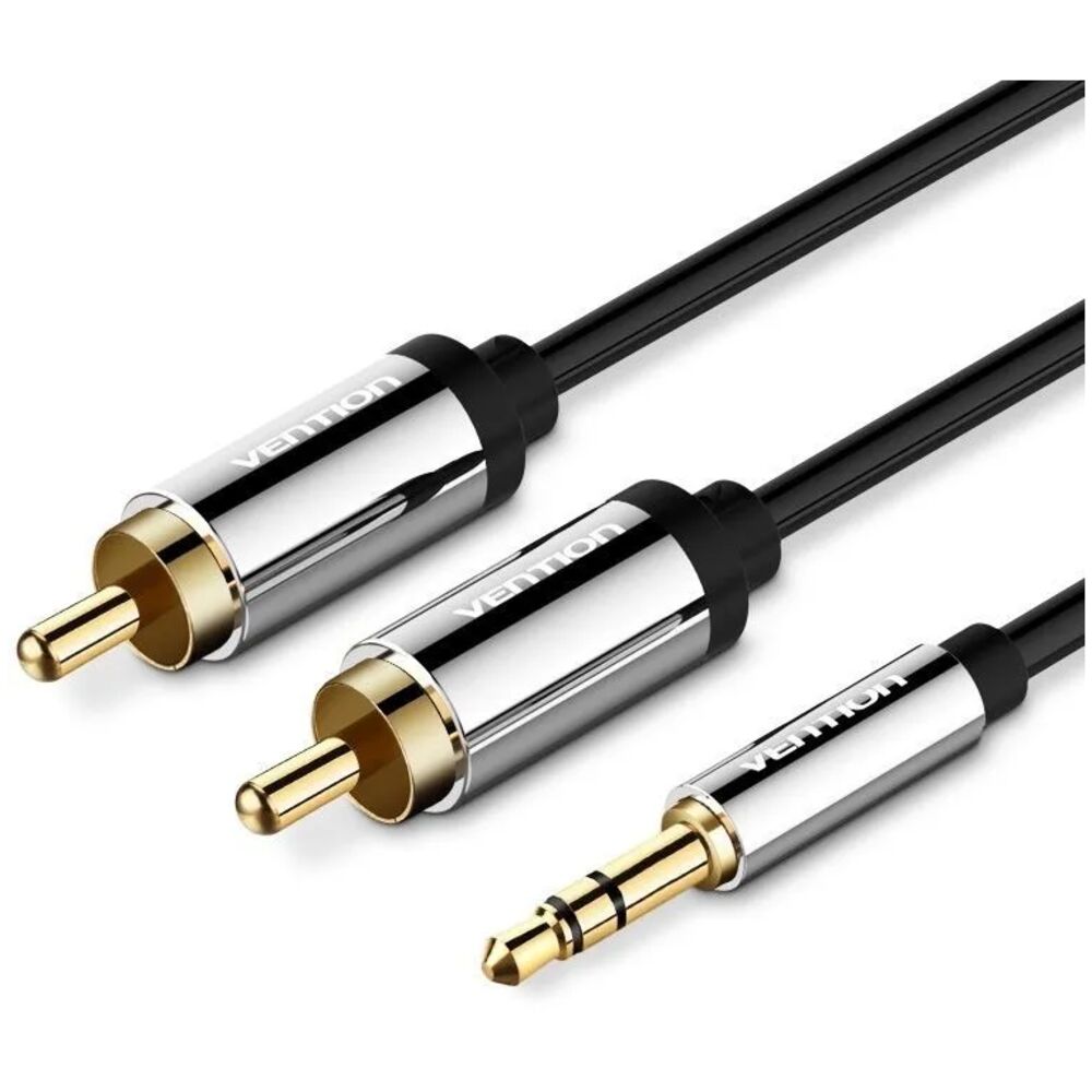 Кабель Jack (3.5mm) (M) - 2*RCA 5.0m Vention (P550AC500-S)