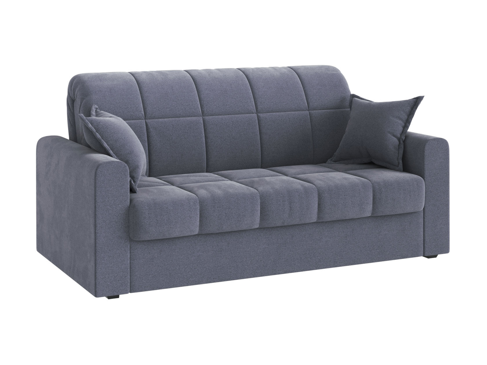 Прямой диван Первый Мебельный Гаспар Антрацит, велюр 140 см Без ящика