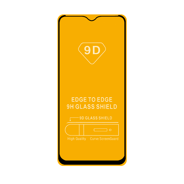 Защитное стекло Xiaomi Redmi 9 с рамкой 9H Full Glue  черное