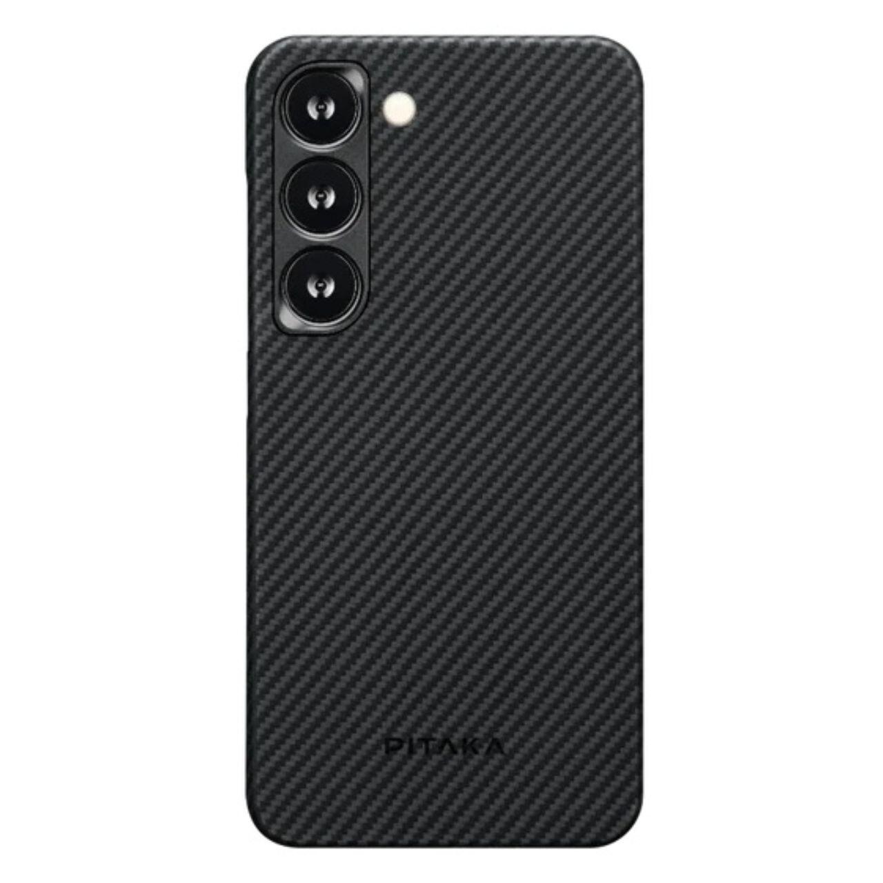 Чехол-накладка {KS2301} Pitaka MagEZ Case for Samsung Galaxy S23 Black/Grey Twill