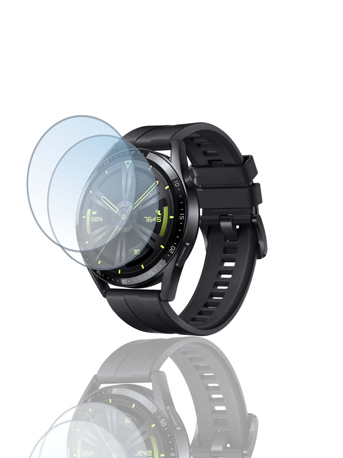 Матовая гидрогелевая пленка LuxCase для Huawei Watch GT 3 46 мм, 2 шт., 90446