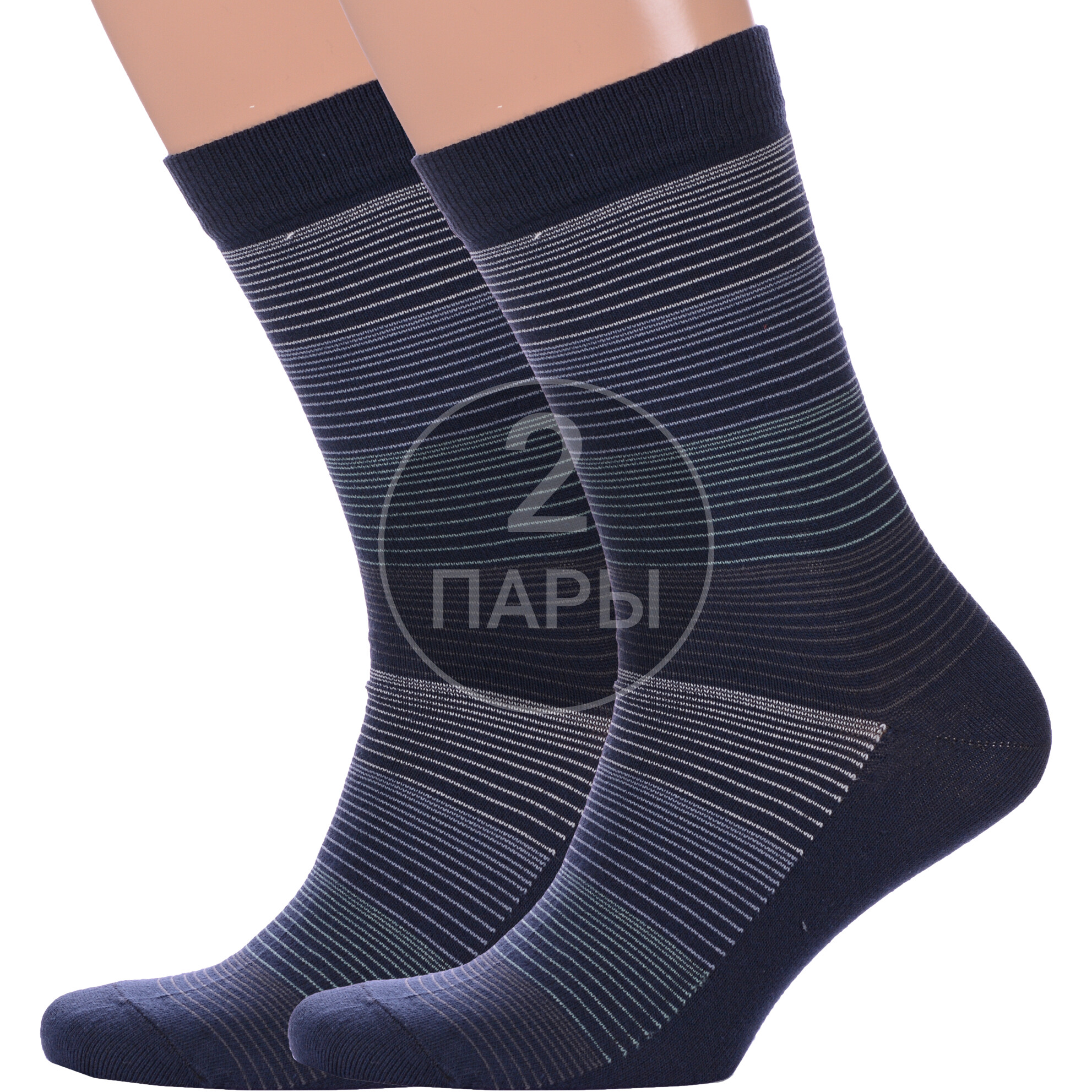 Комплект носков мужских Красная Ветка 2-С-171 черных 29 2 пары