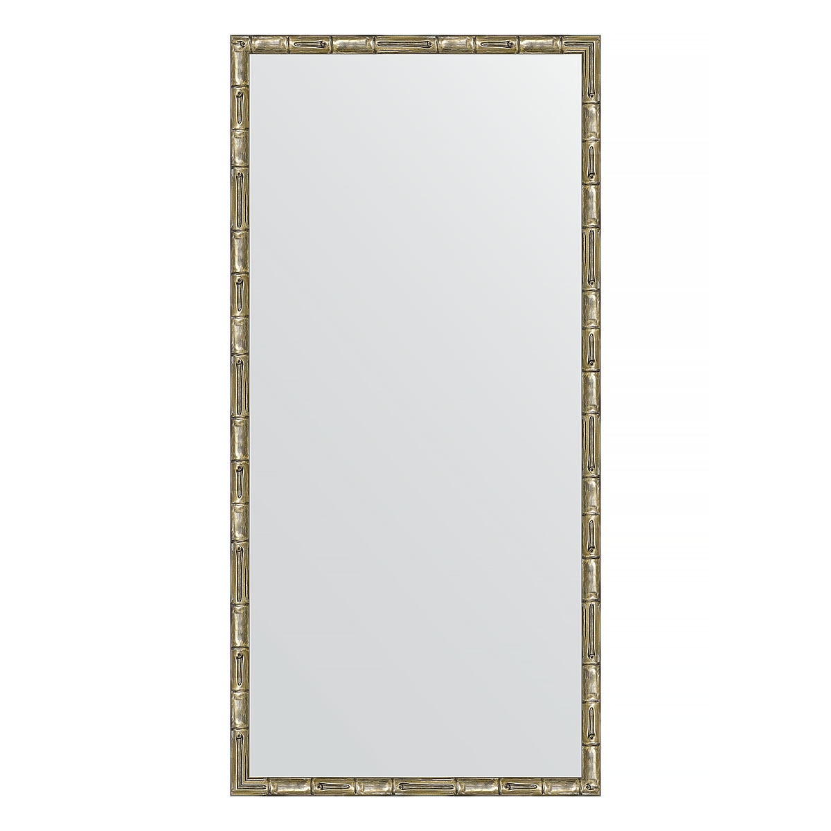 Зеркало в раме 48x98см Evoform BY 0694 серебряный бамбук