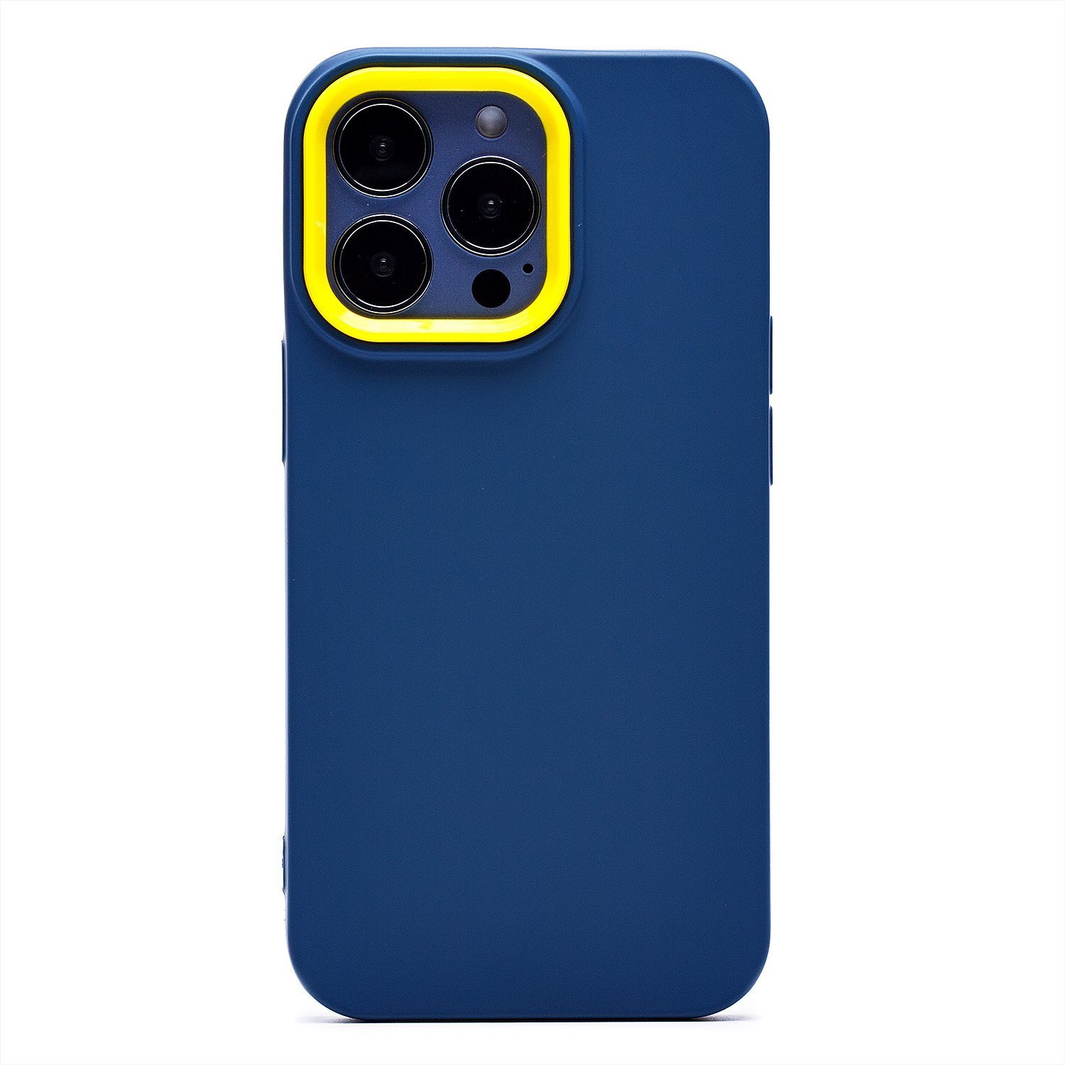 Чехол iPhone 13 Pro силиконовый матовый №4 <синий>