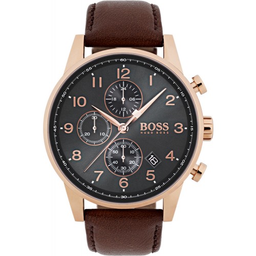 Наручные часы мужские HUGO BOSS HB1513496 коричневые
