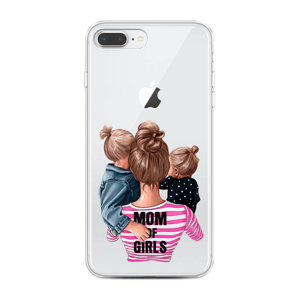 Чехол Awog на Apple iPhone 8 Plus / Айфон 8 Plus "Mom of Girls"