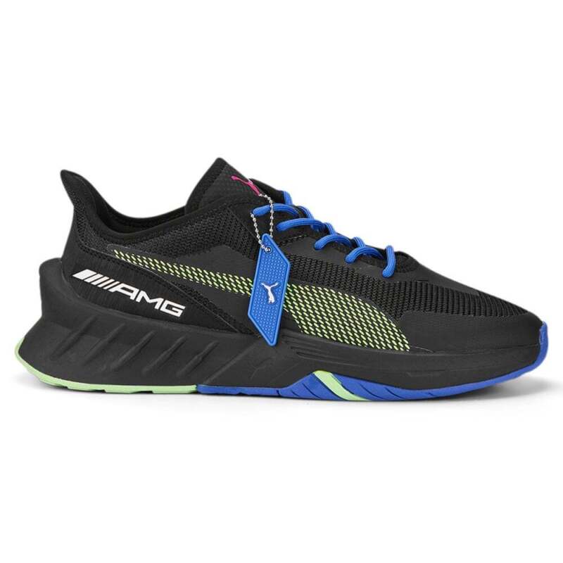 Кроссовки Puma Mapf1 AMG Maco SL для мужчин, размер 43, 30747102, Black-Royal Sapph