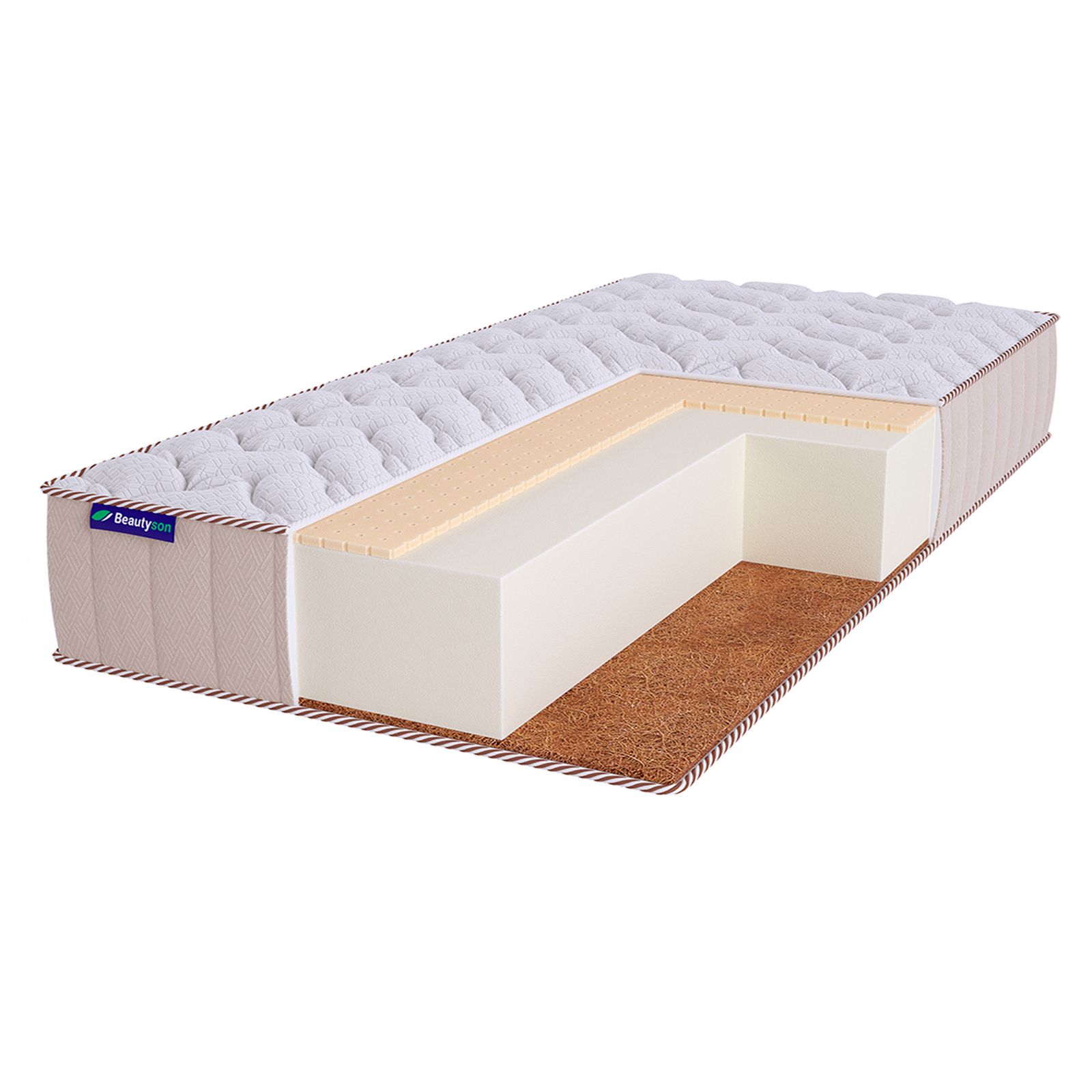 Матрас Beautyson Roll Foam 18 Balance Lux, 140х155, 22 см, беспружинный