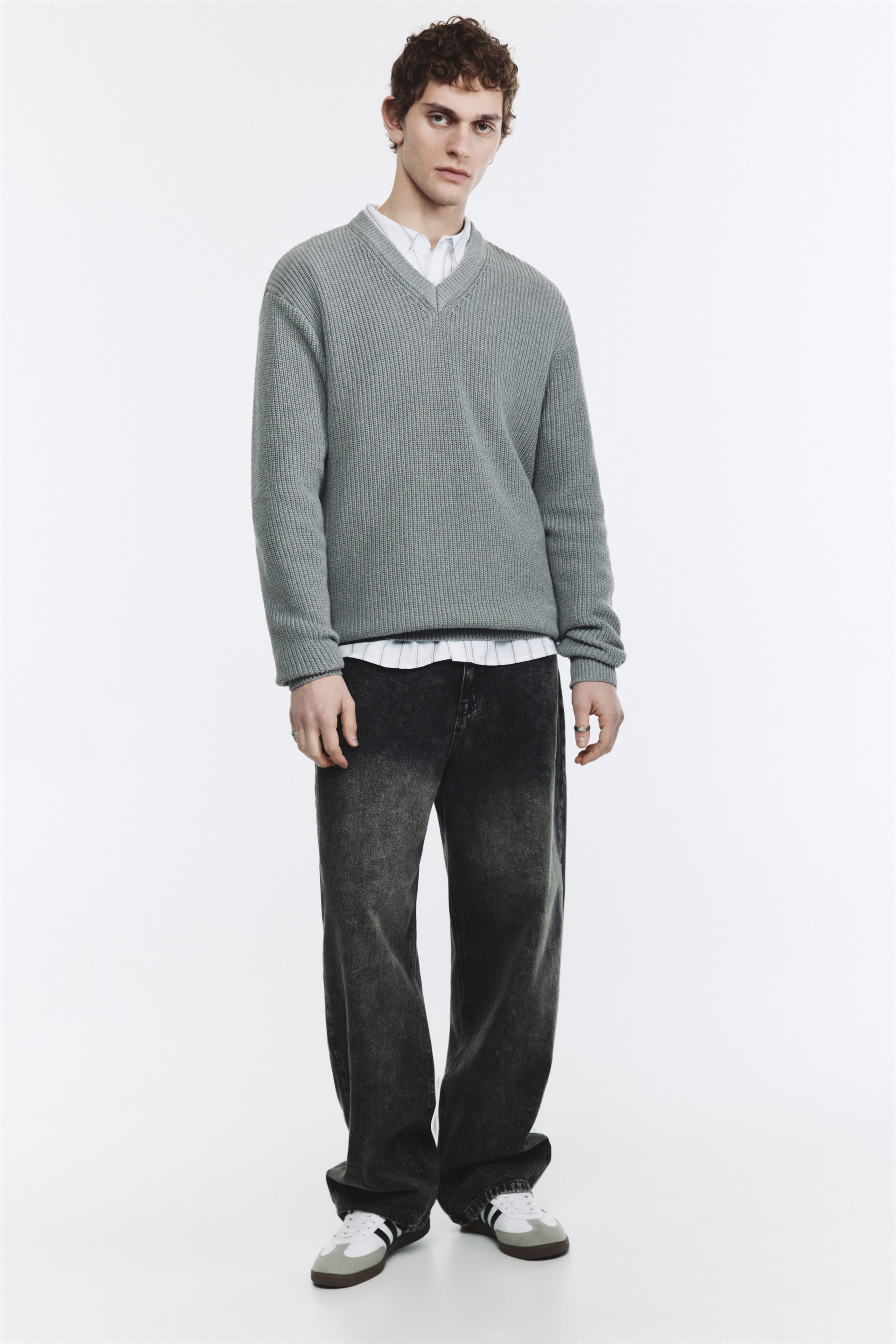 Пуловер мужской Befree 2349019811-30 серый M