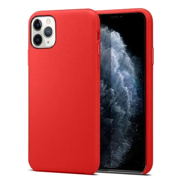 Чехол K-DOO Noble Collection для Apple iPhone 12 Pro / красный