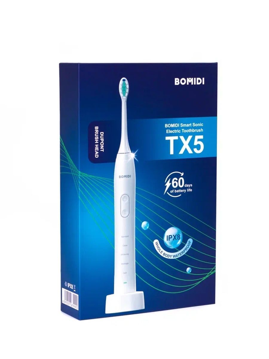 Электрическая зубная щетка Bomidi TX5 белый