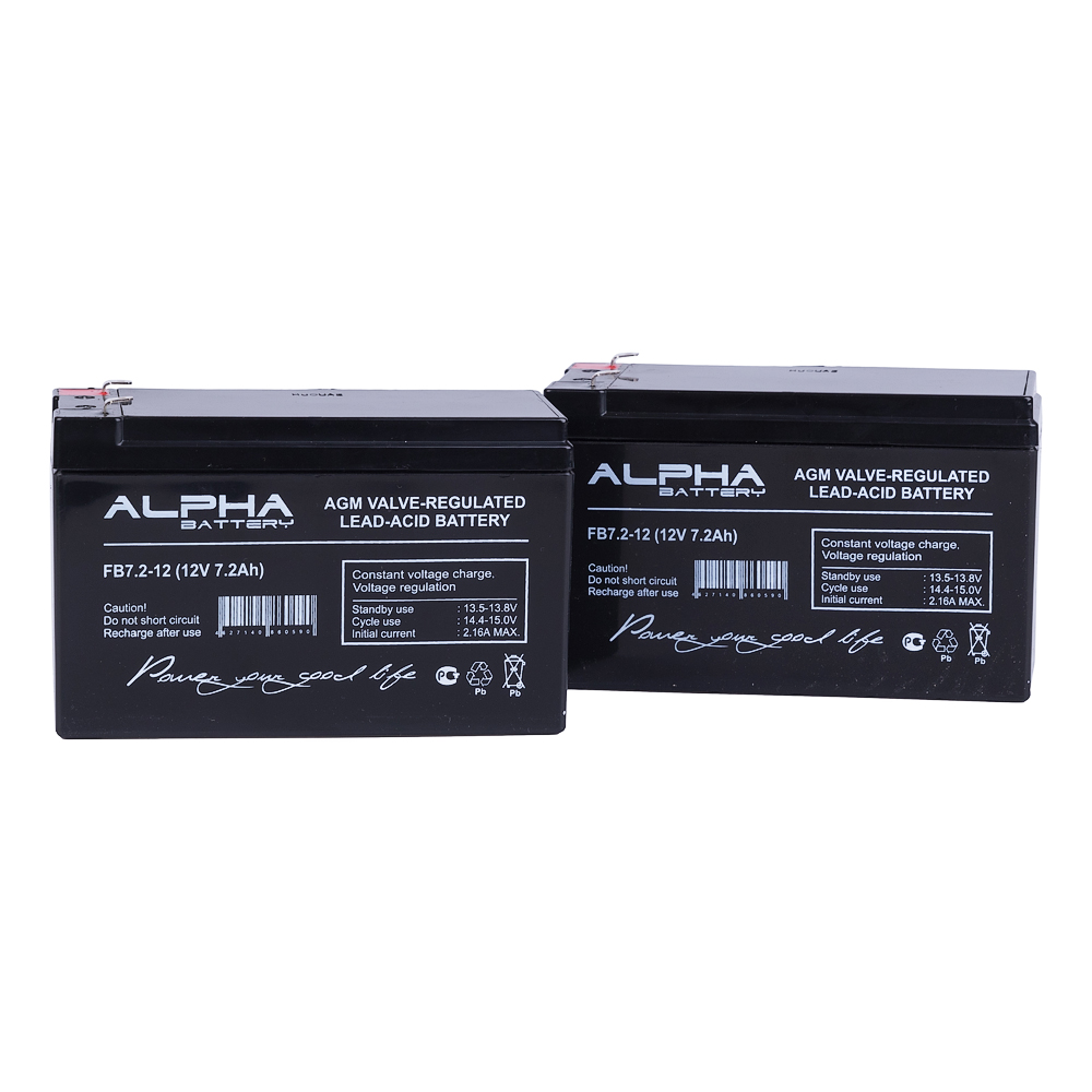 Аккумуляторная батарея ALPHA BATTERY FB 7.2-12 12В 7.2Ач / 12V 7.2Ah