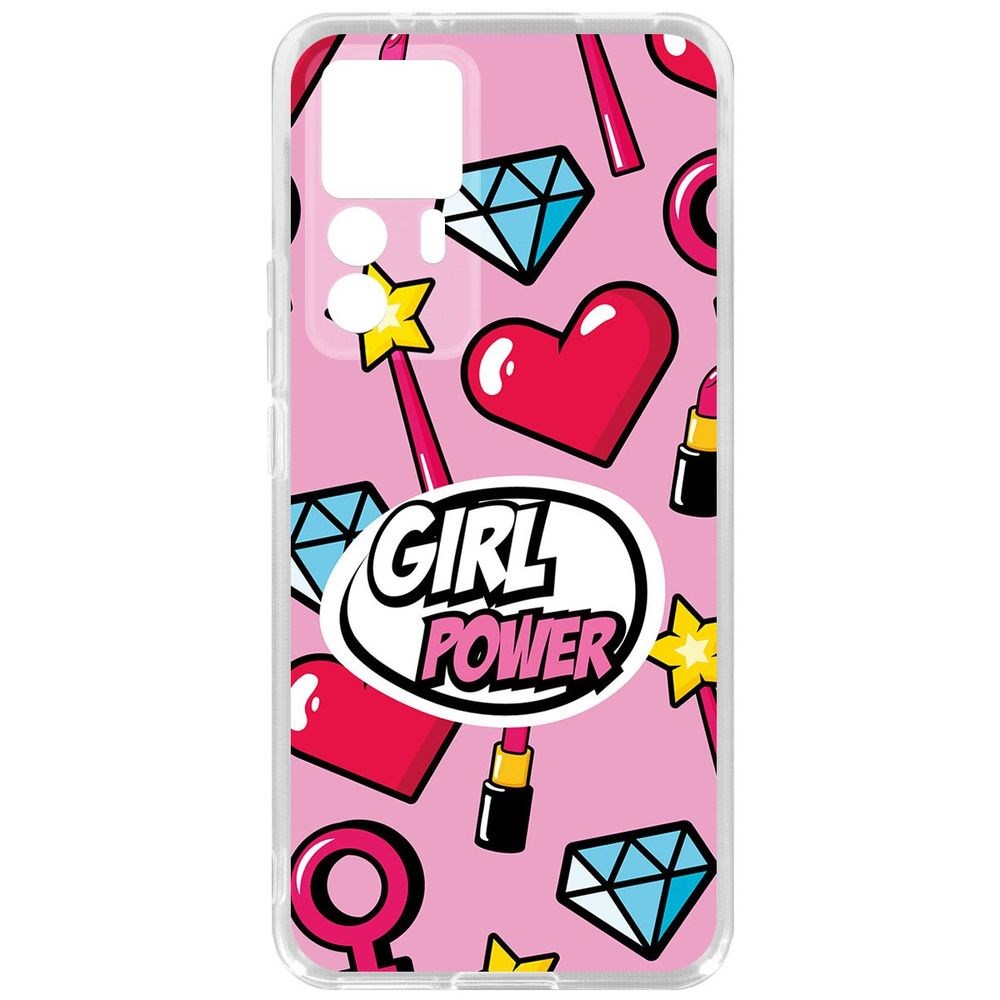 Чехол-накладка Кейс Girl Power для Xiaomi 12T Pro
