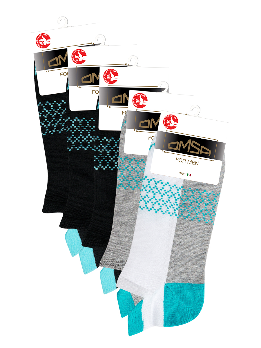Комплект носков женских Omsa SNL-537133 разноцветных 36-38