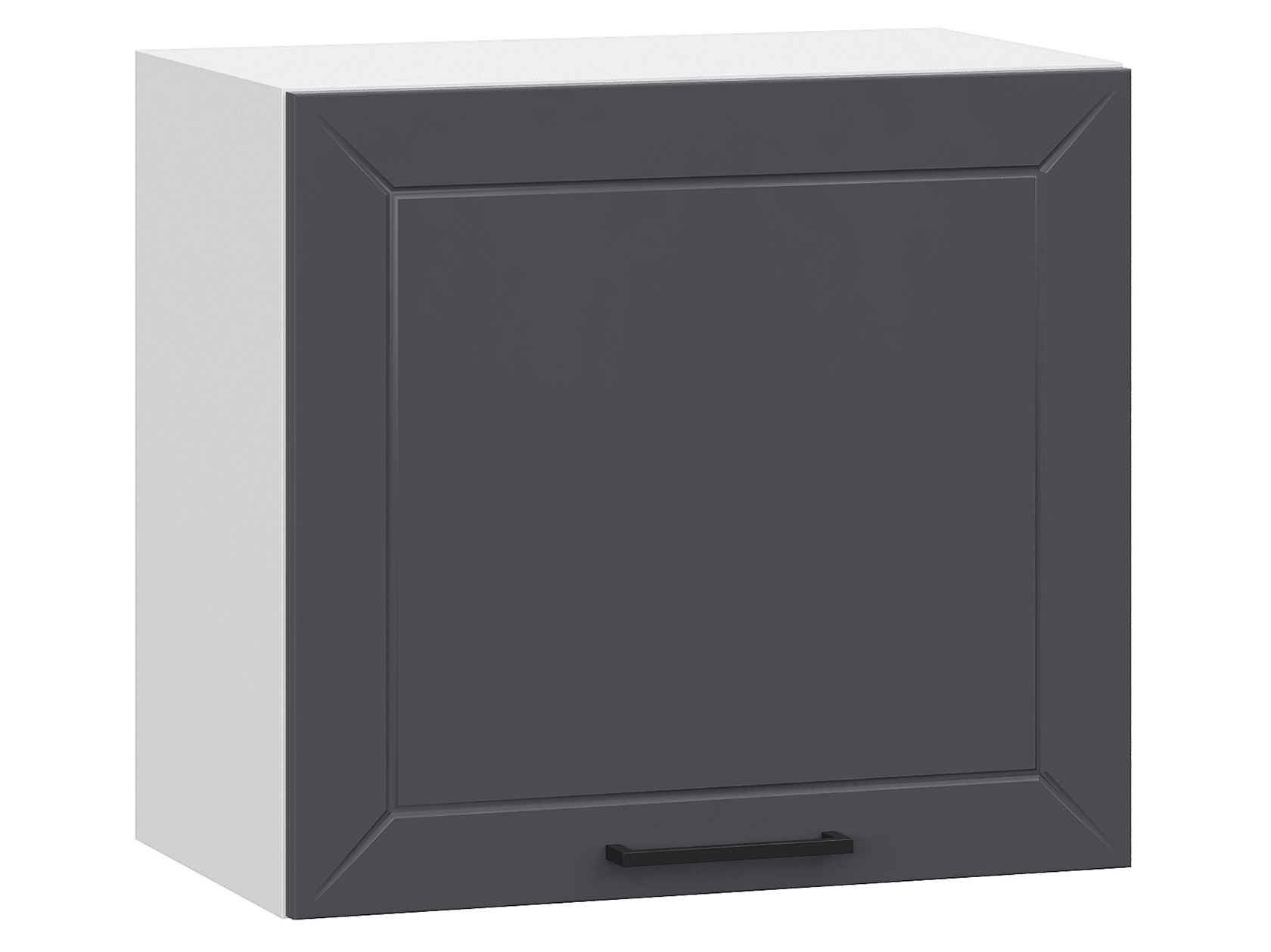 Навесной шкаф СВ-Мебель Вектор Белый / Графит 500 мм