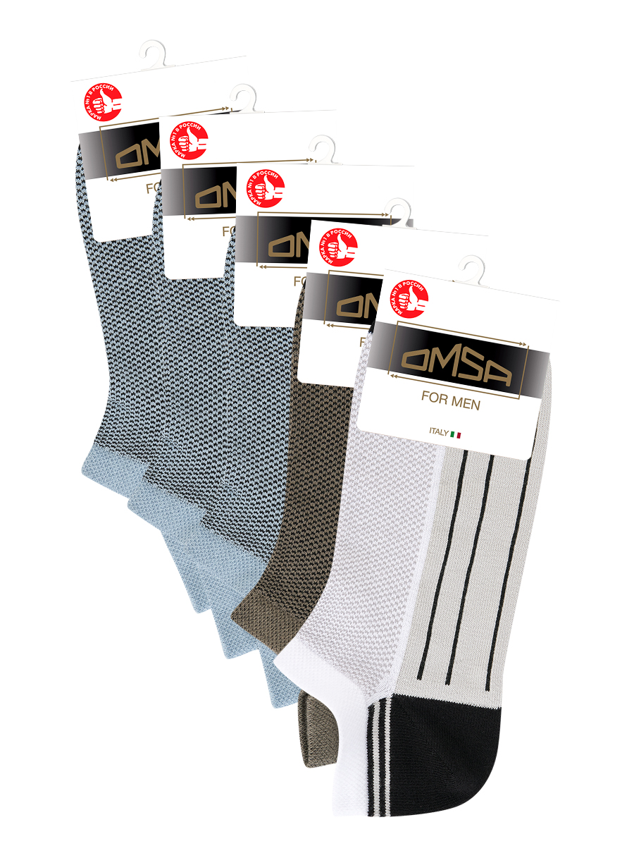 Комплект носков мужских Omsa SNL-534489 разноцветных 39-41