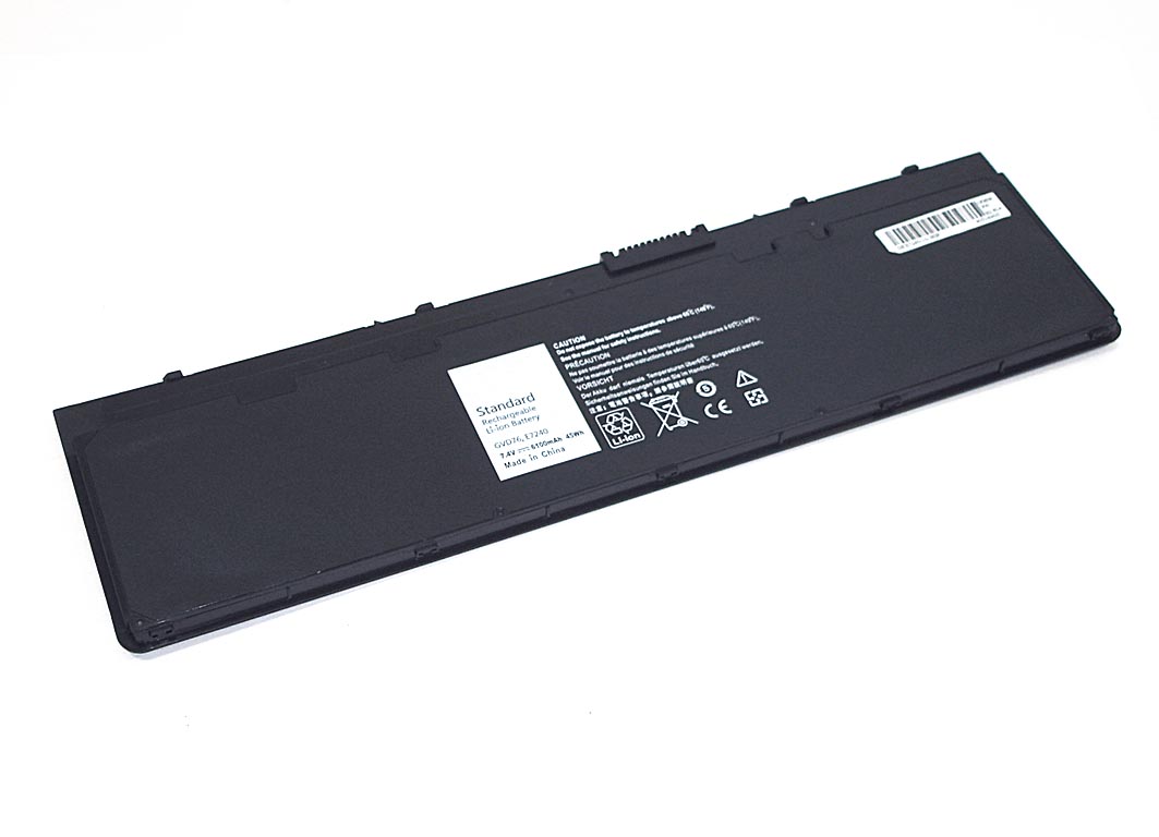 Аккумулятор для ноутбука Dell E7240-2S2P 7.4V 45Wh Black OEM