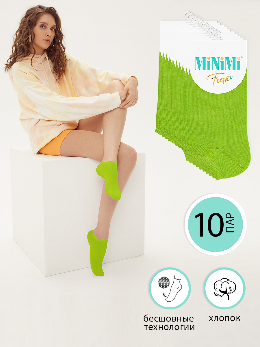 Комплект носков женских Minimi Basic SNL-538443 зеленых 35-38