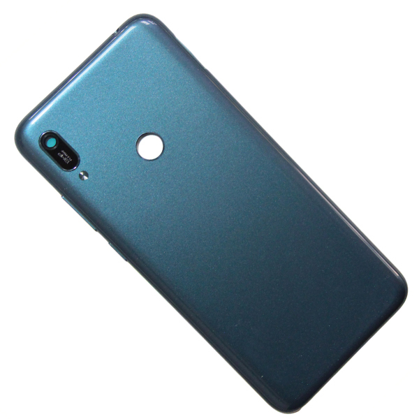 Задняя крышка для Huawei Y6 2019, Y6 Prime 2019 со стеклом камеры <синий>