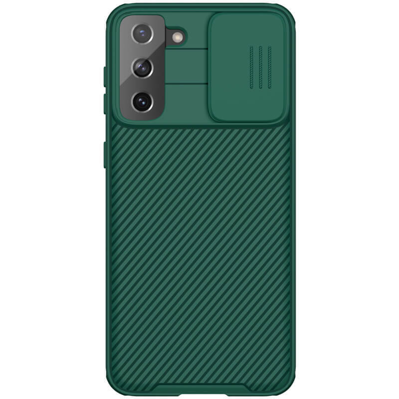 Накладка Nillkin CamShield Pro Case с защитой камеры для Samsung Galaxy S21+ (зеленый)