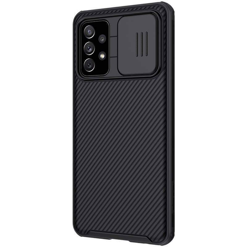 Накладка Nillkin CamShield Pro Case с защитой камеры для Samsung Galaxy A72 (черный)