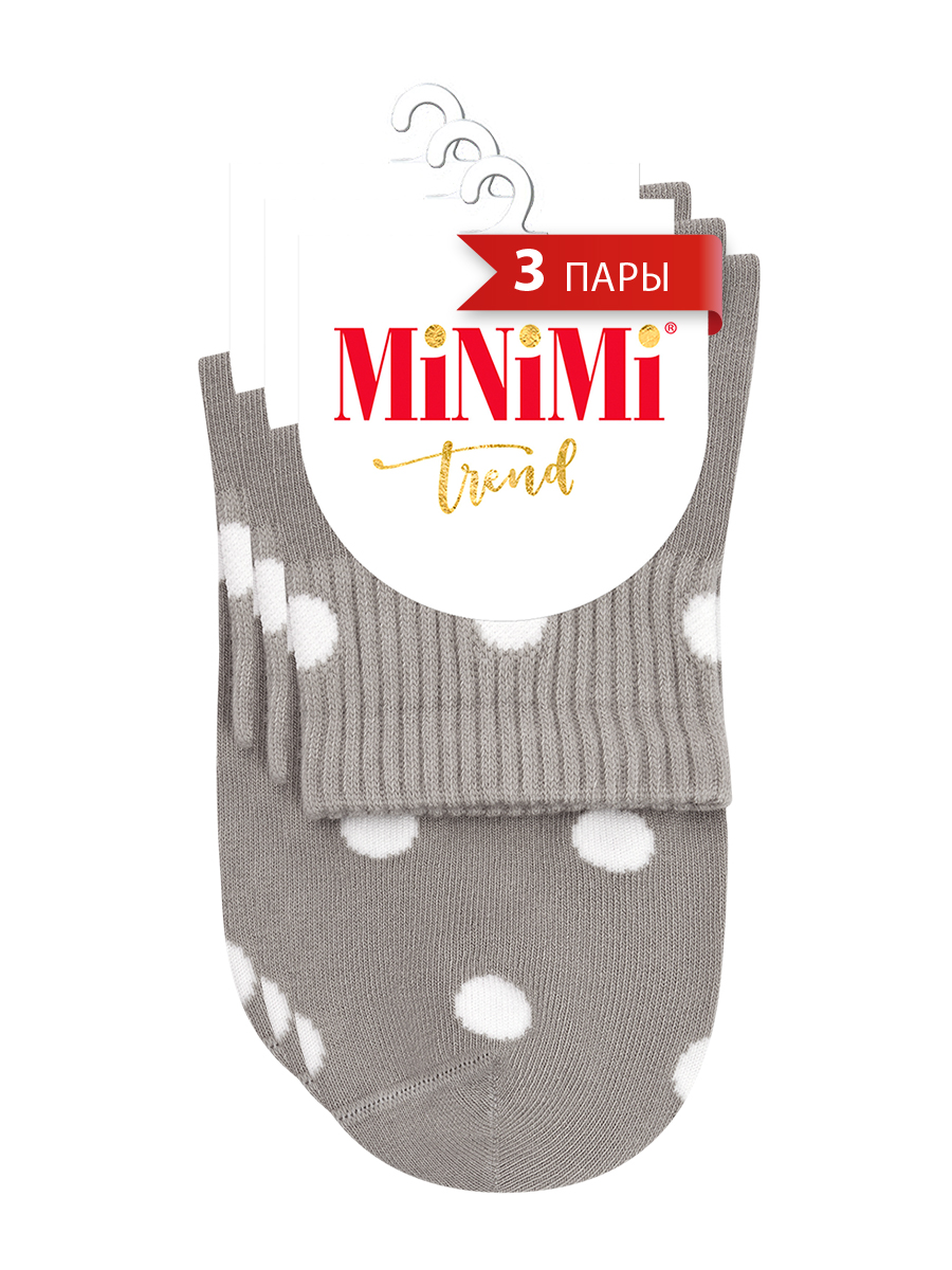 Комплект носков женских Minimi Basic SNL-540820 серых 39-41