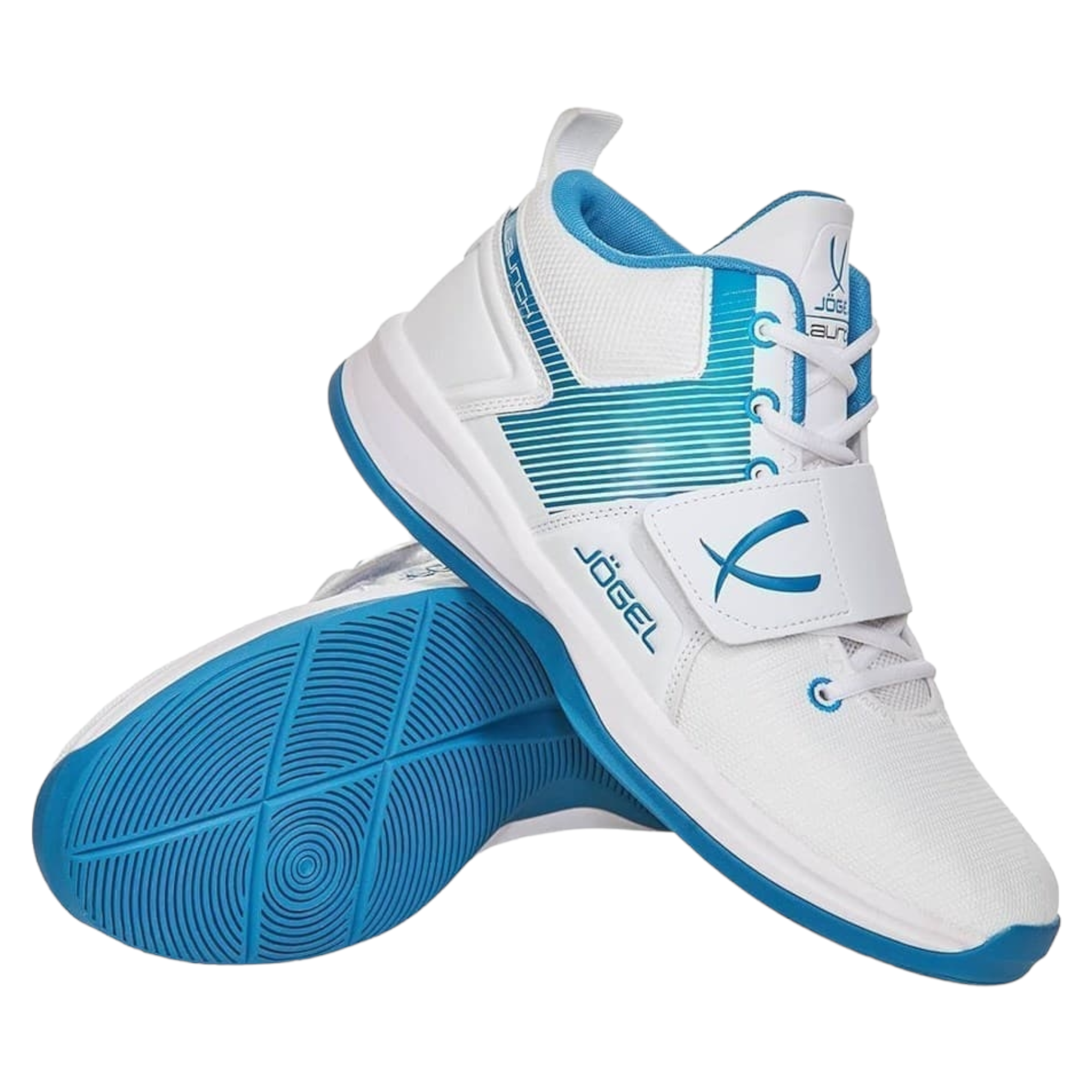 Спортивные кроссовки мужские Jogel Launch White-blue белые 43 RU