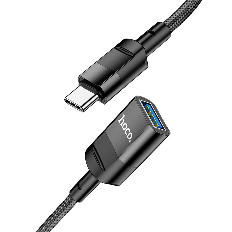 Аксессуар Hoco U107 USB - USB Type-C 1.2m Black