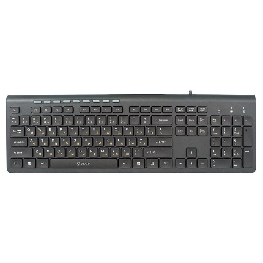 Проводная клавиатура OKLICK 480M Black