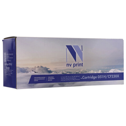 Картридж для лазерного принтера NV Print NV-051H/CF230X, черный, совместимый