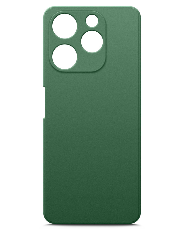 Чехол Brozo на Tecno Spark 10 Pro, с силиконом Soft touch, зеленый опал