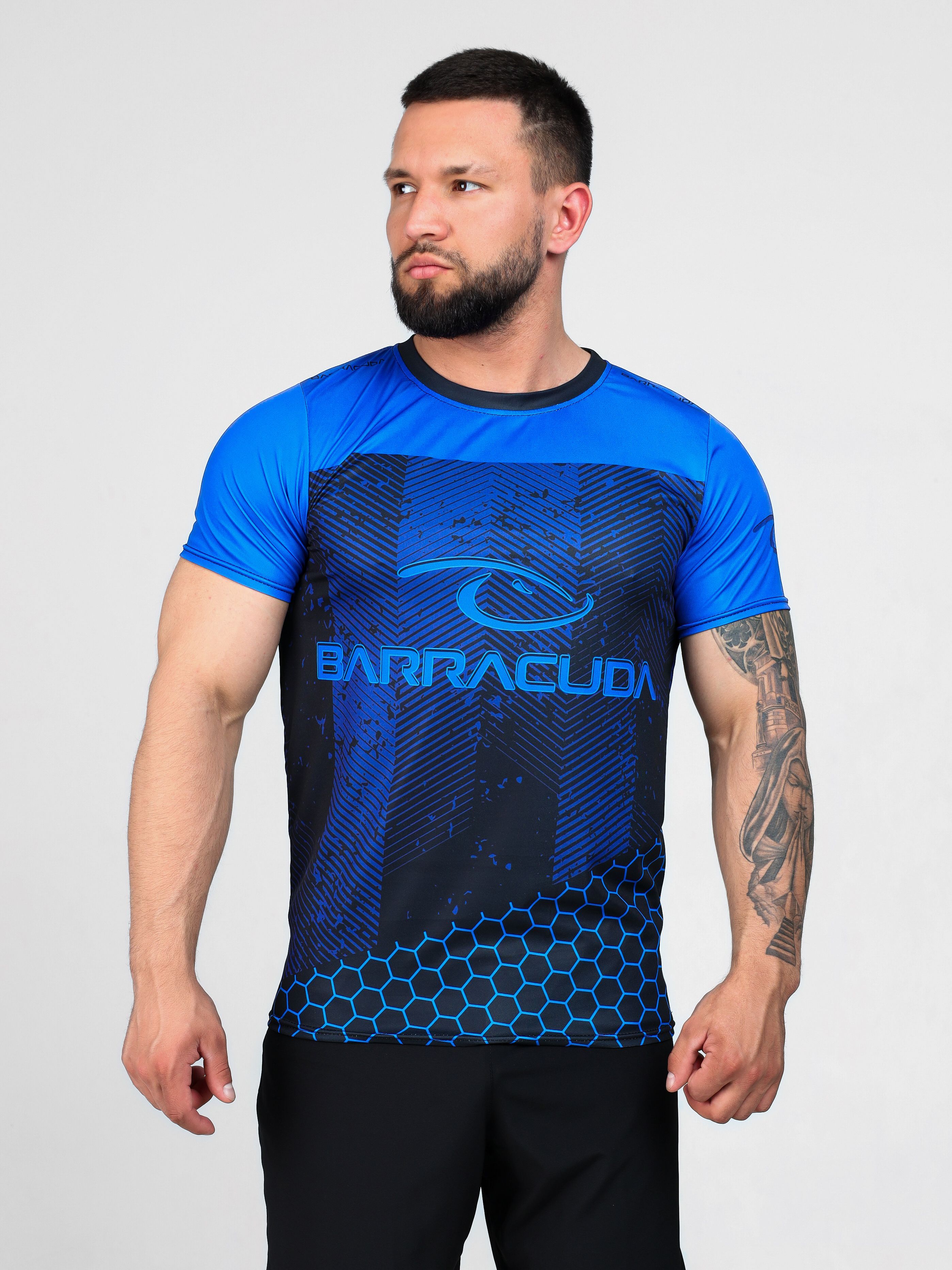 Футболка мужская Barracuda FUT-BR синяя 2XL