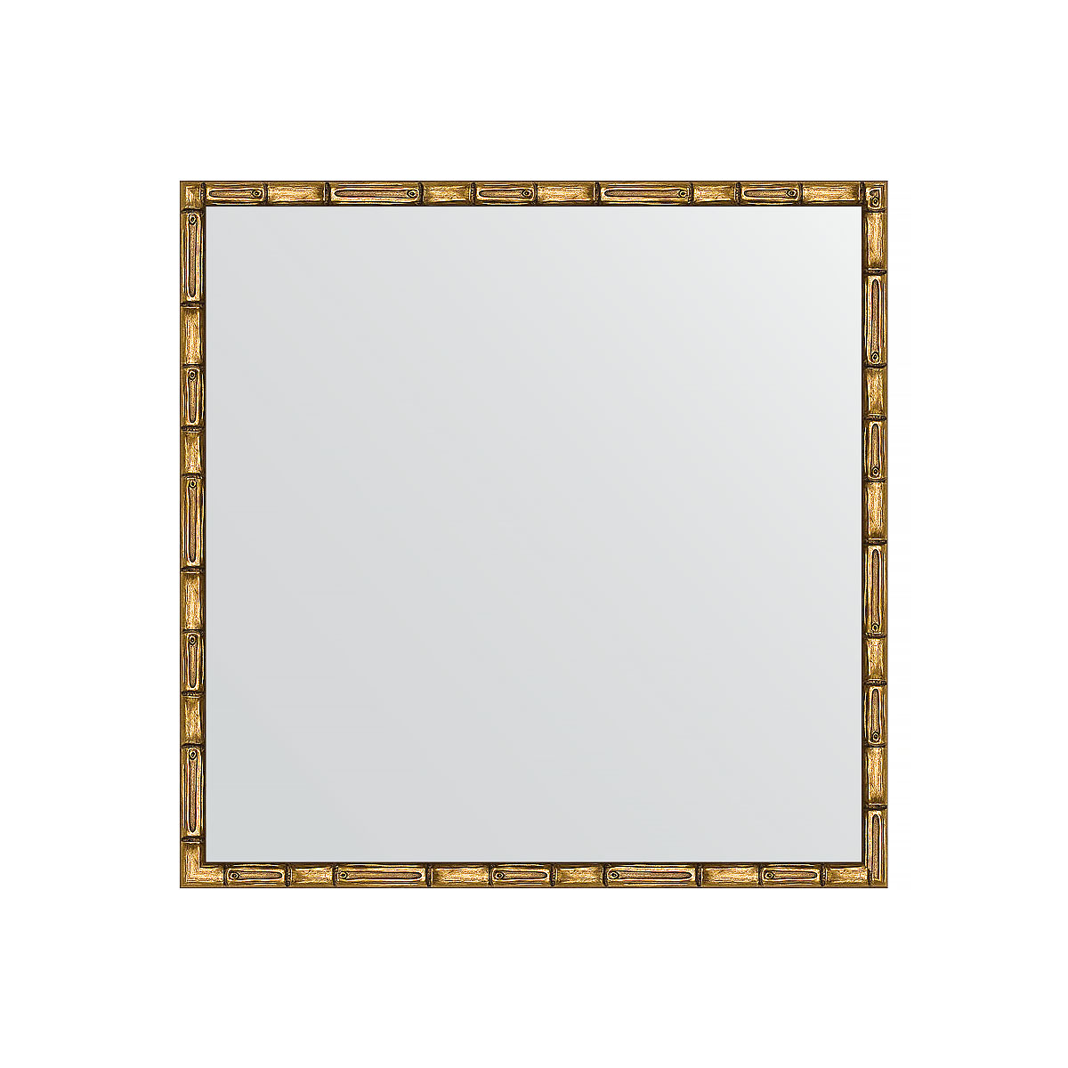Зеркало в раме 68x68см Evoform BY 0660 золотой бамбук