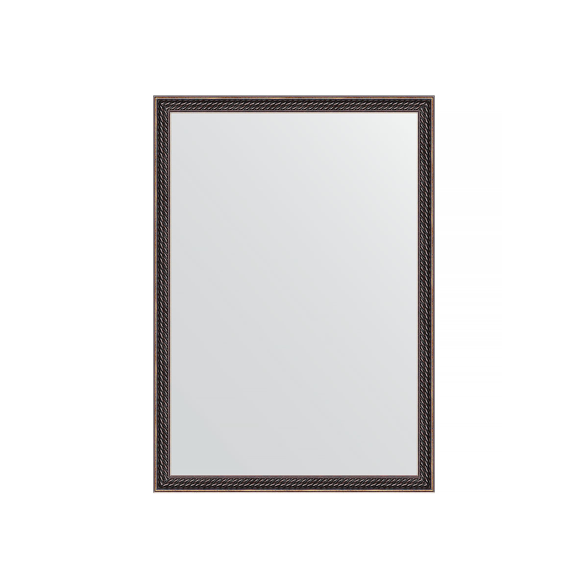 Зеркало в раме 48x68см Evoform BY 0624 витой махагон