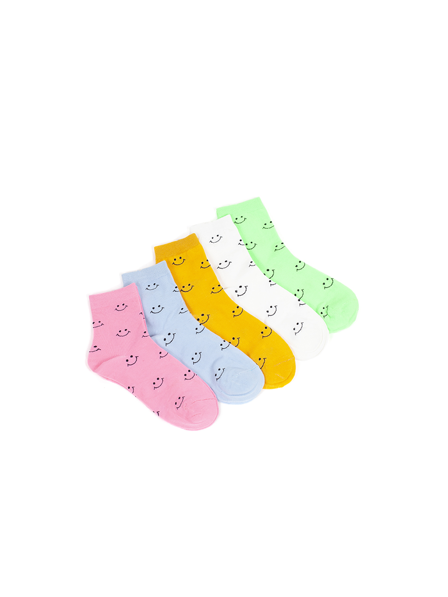 Комплект носков женских S-Family S-8009 желтых 36-39
