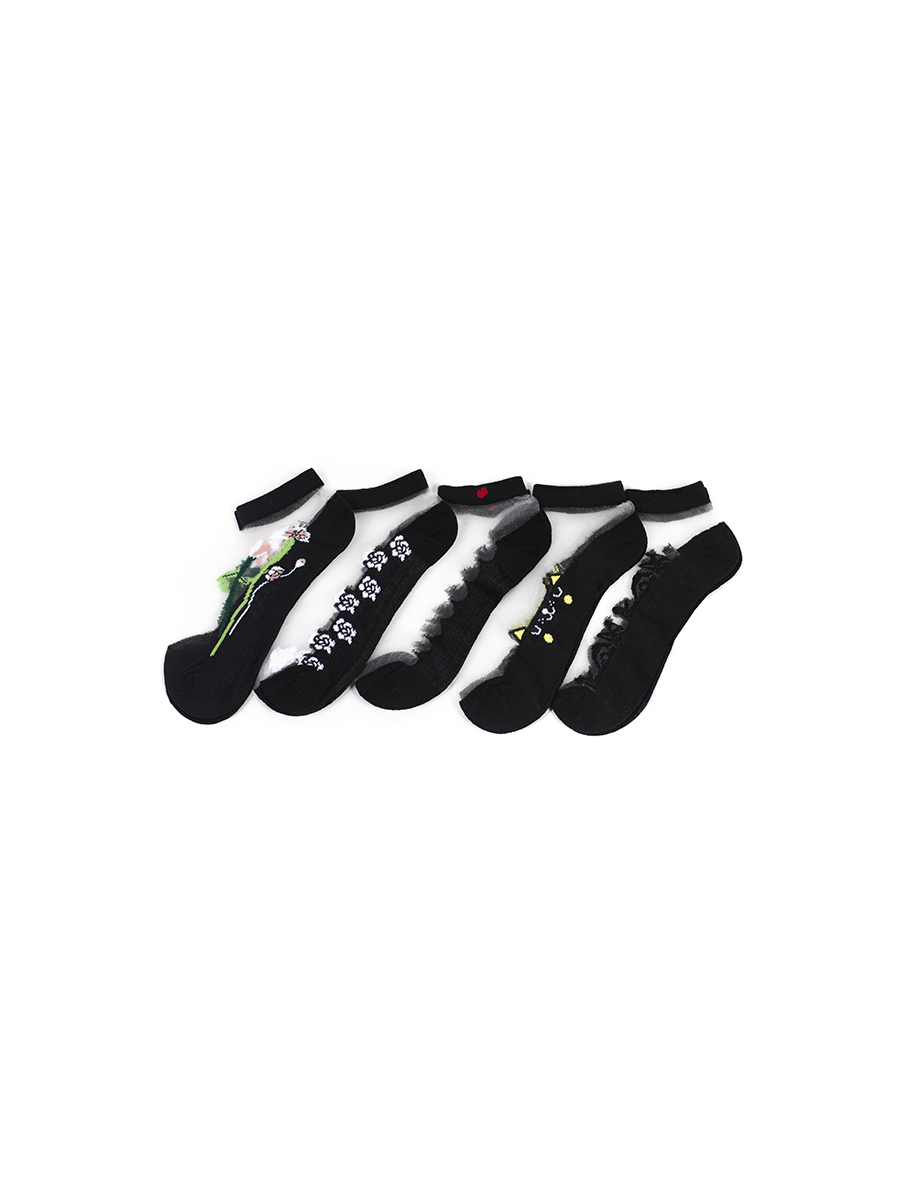 Комплект носков женских S-Family S-1208-8 черных 35-37