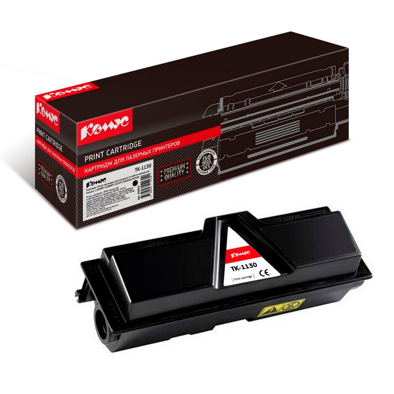 Картридж для лазерного принтера Комус FS-1030, 113 (TK-1130) черный, совместимый