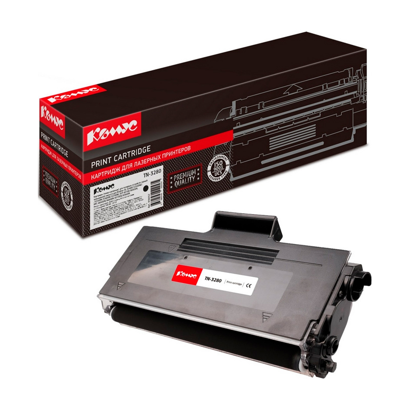 Картридж для лазерного принтера Комус HL-5340 (TN-3280) черный, совместимый