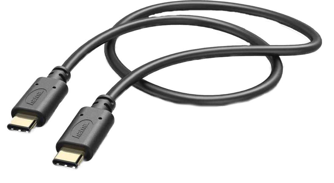 Кабель Hama 0,2 м USB Type-C Black (00183333)