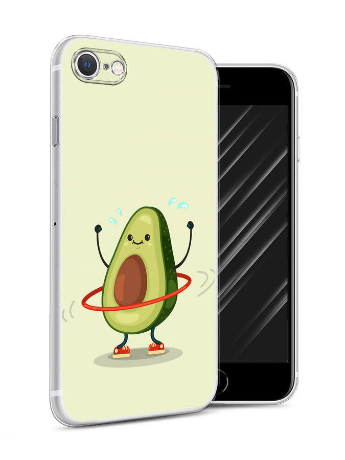 Чехол Awog на Apple iPhone 7 / Айфон 7 "Авокадо с обручем"