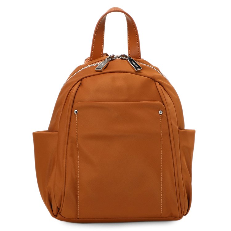 Рюкзак женский Tendance A1337 оранжево-коричневый, 24x19x10 см