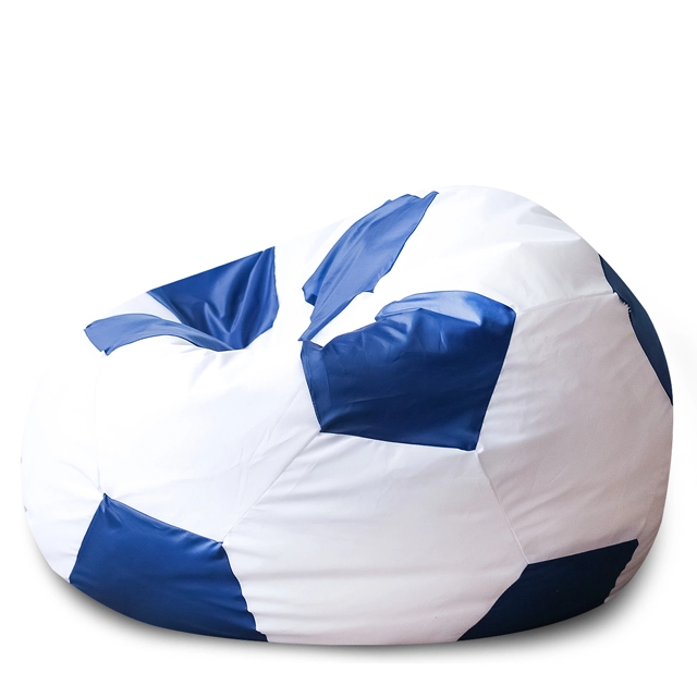 Кресло-мешок Dreambag Мяч бело-голубое 100 см