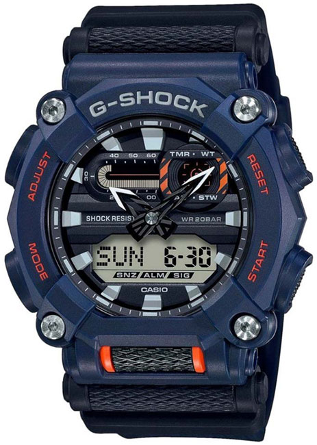 Наручные часы мужские Casio GA-900-2A синие