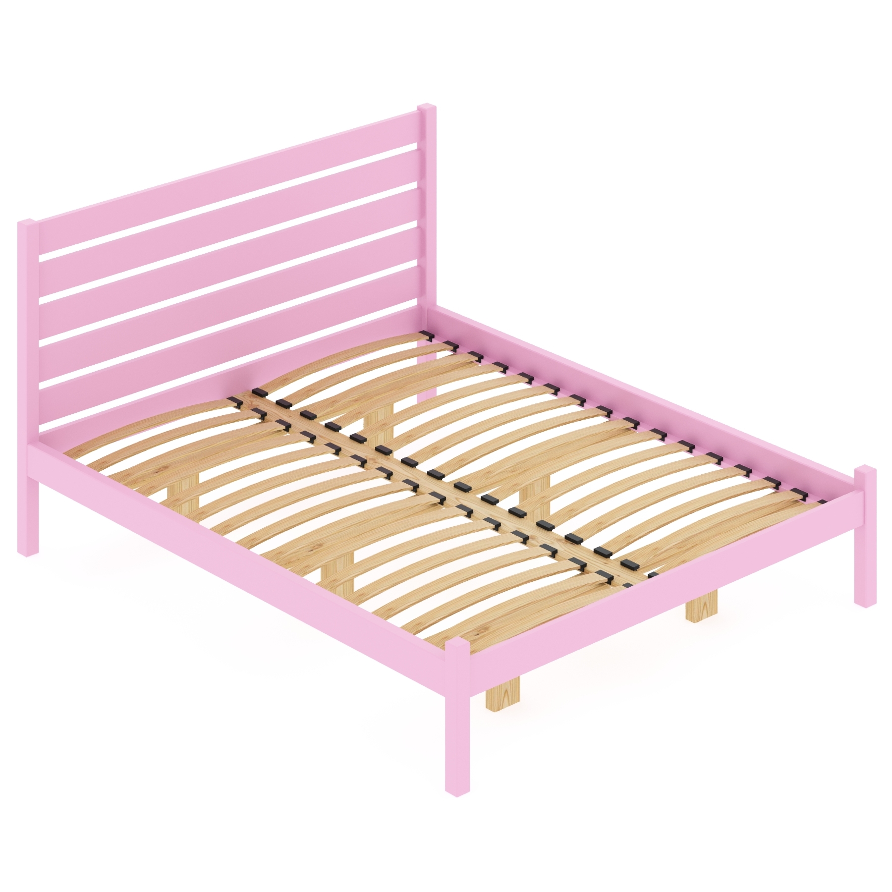 Кровать Solarius Классика 190х120, розовый