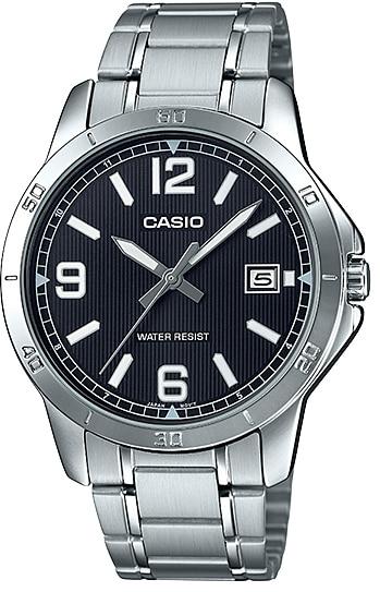 Наручные часы мужские Casio MTP-V004D-1B2 серебристые
