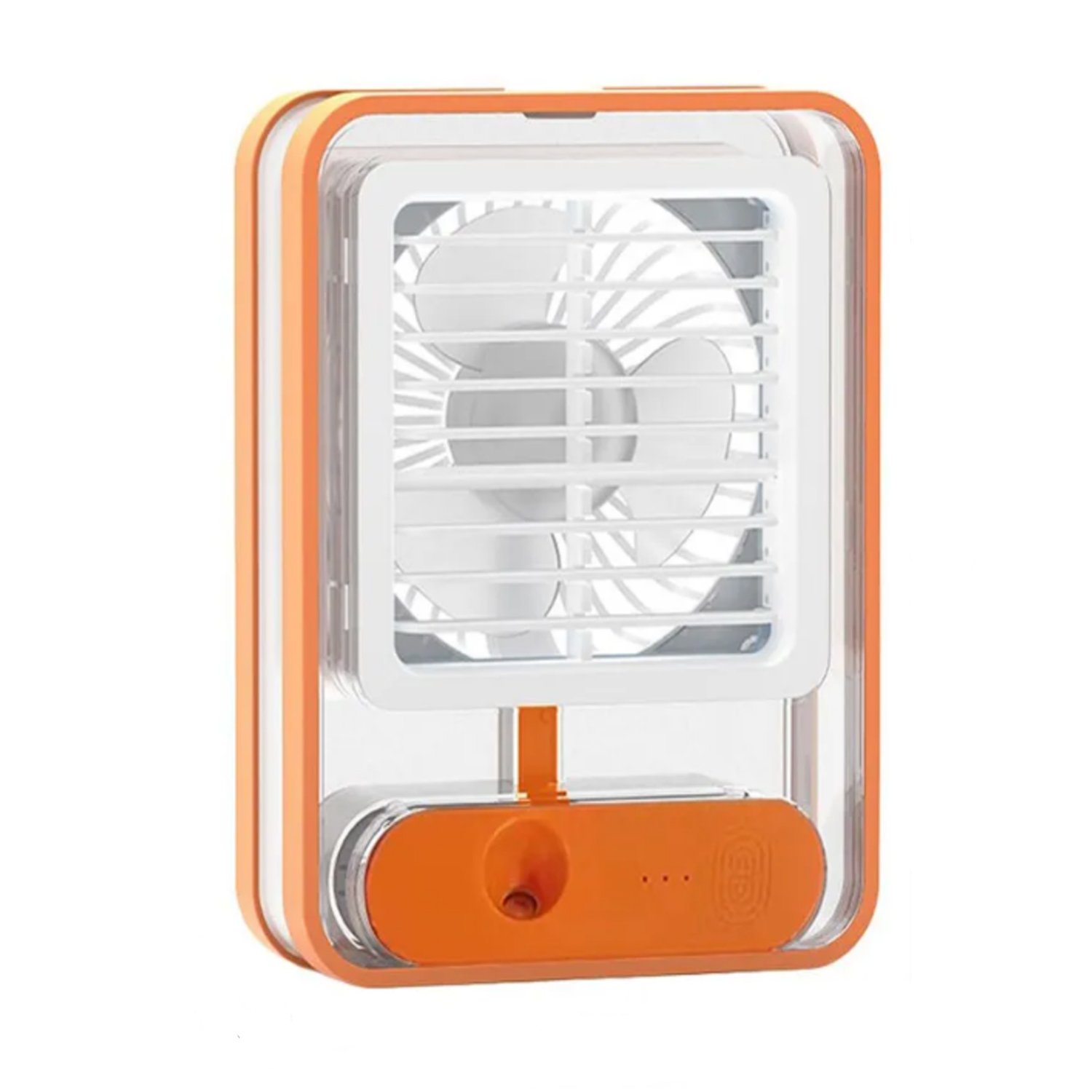 Вентилятор настольный Nano Shot Fan-Cooling белый, оранжевый