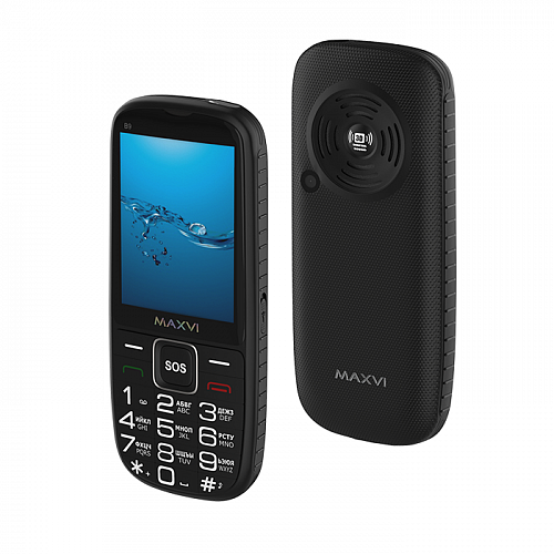 Мобильный телефон Maxvi B9 Black