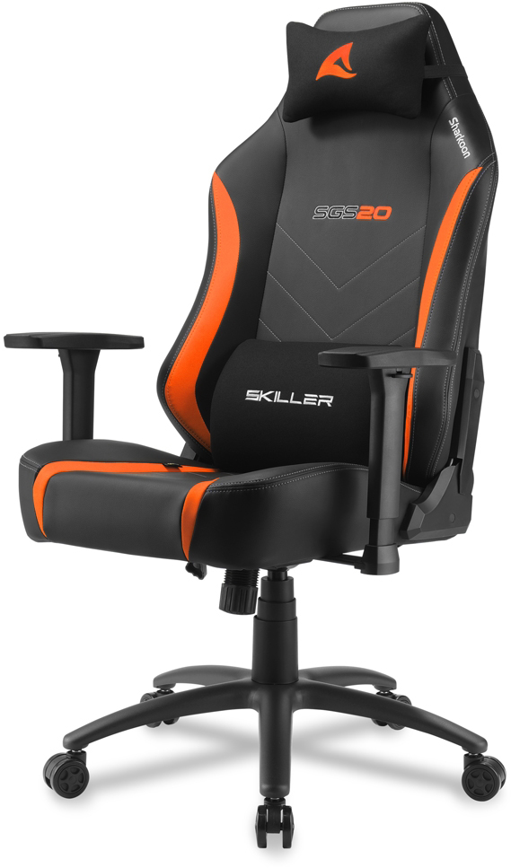 Игровое кресло Sharkoon Skiller SGS20 (Black/Orange)