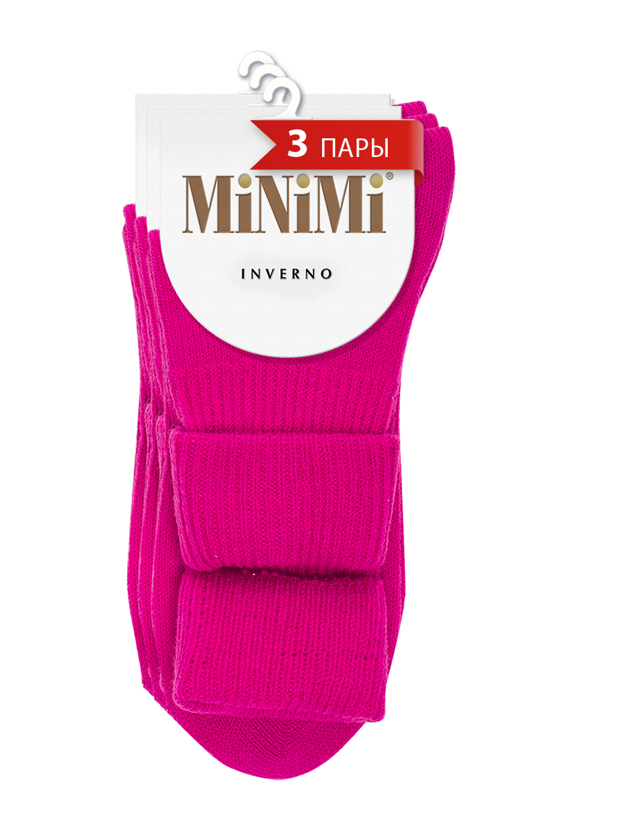 Комплект носков женских Minimi Basic SNL-475309 розовых OS