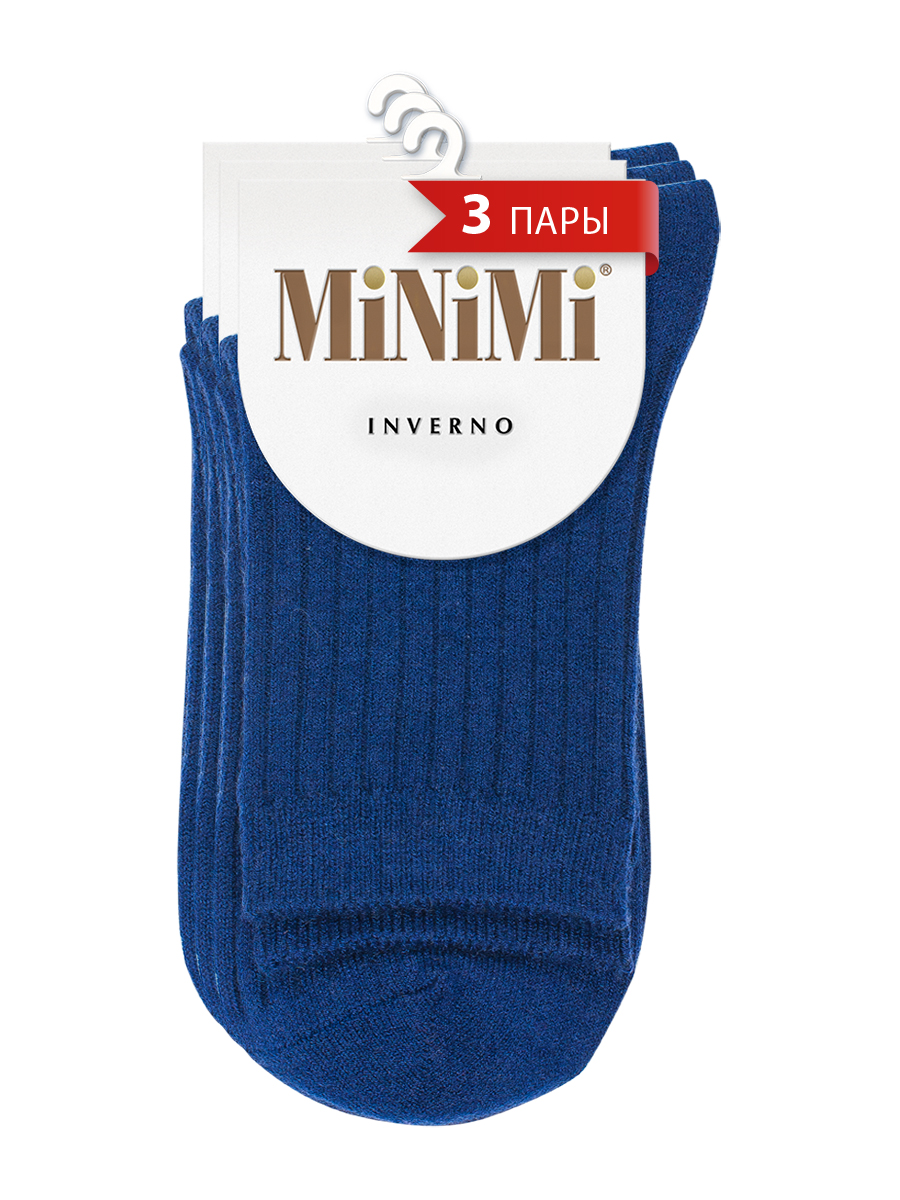 Комплект носков женских Minimi Basic SNL-475310 синих 39-41
